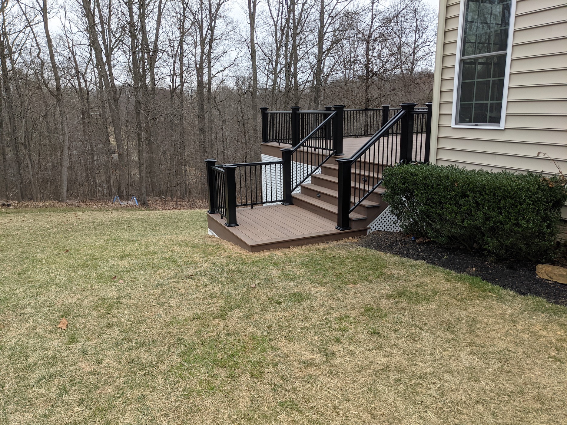 Project of the Month: 700 Sq. Ft. TimberTech AZEK Deck | Fence & Deck ...