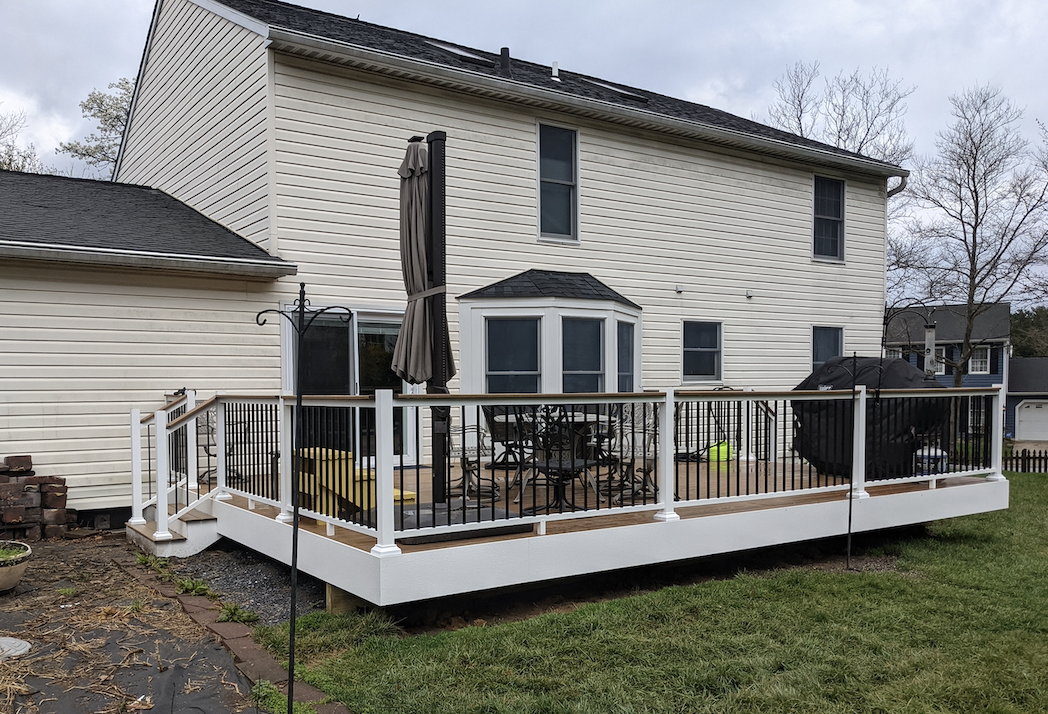 Makeover Monday: Beautiful Antique Leather TimberTech Deck | Fence ...