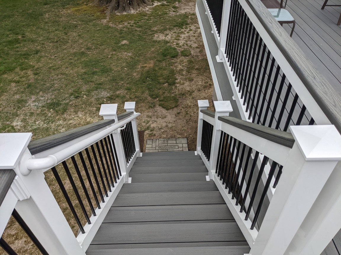 Makeover Monday: TimberTech Deck in Hanover, Maryland | Fence & Deck ...