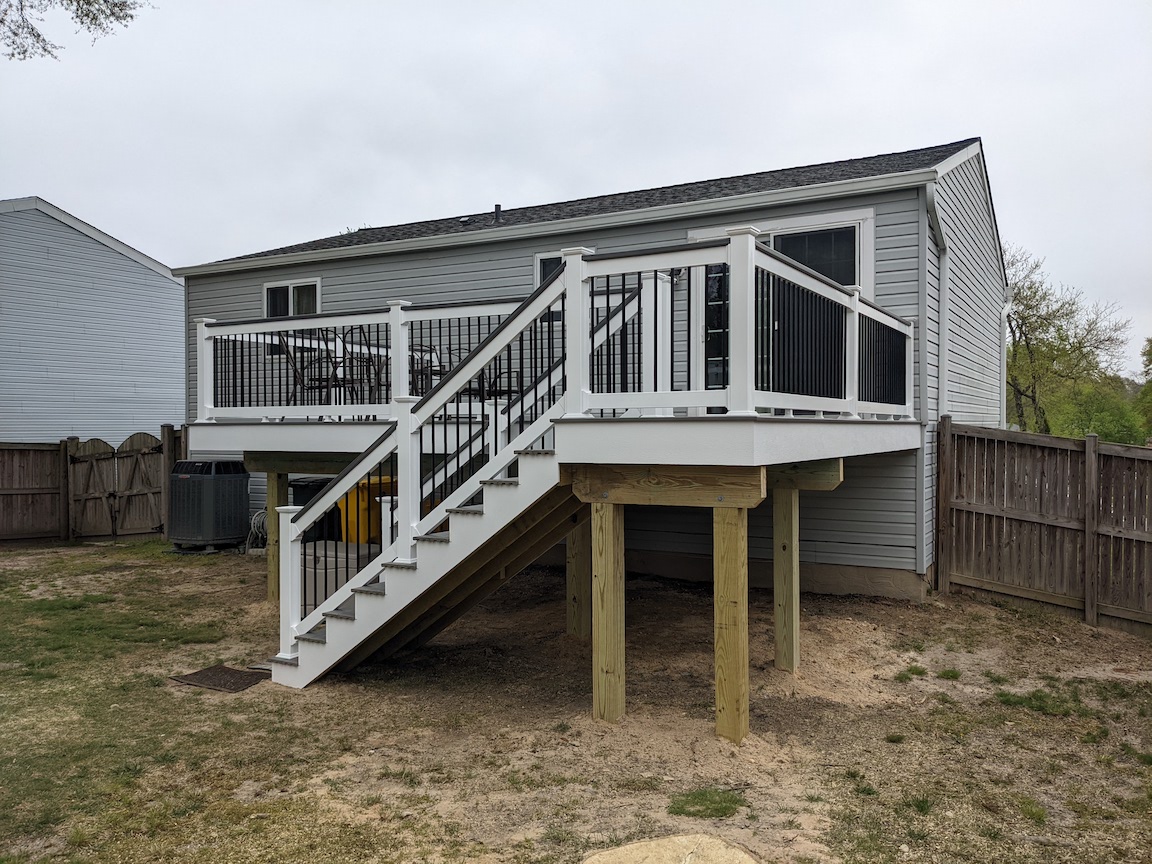 Makeover Monday: TimberTech Deck in Hanover, Maryland | Fence & Deck ...