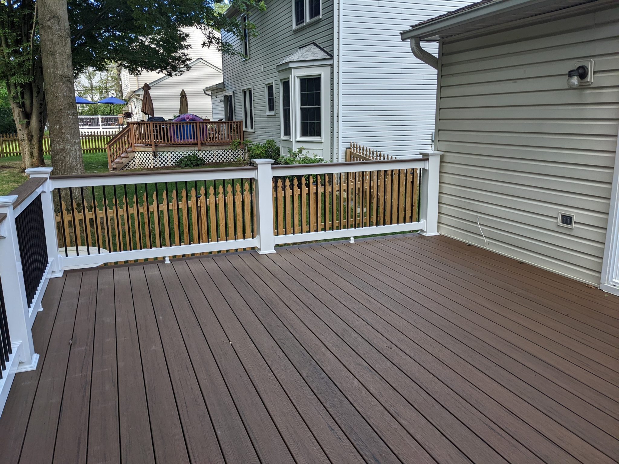 Makeover Monday: TimberTech Dark Roast Deck in Howard County, MD ...