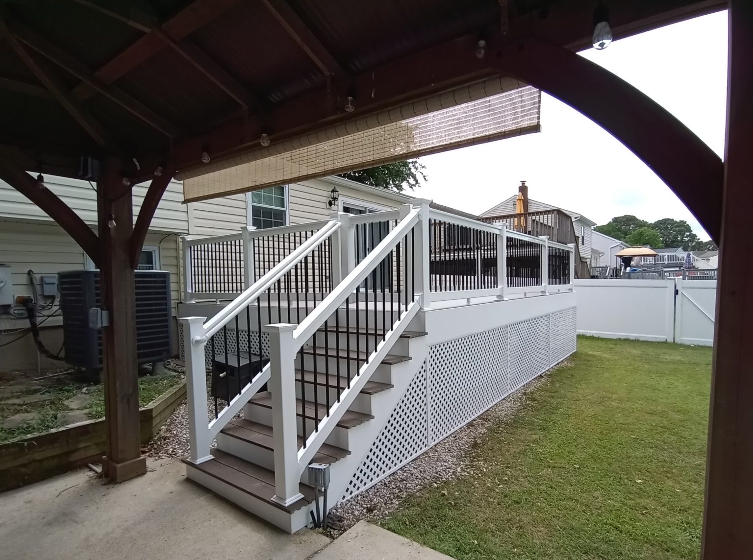 Makeover Monday: TimberTech Dark Cocoa Deck in Pasadena, Maryland ...