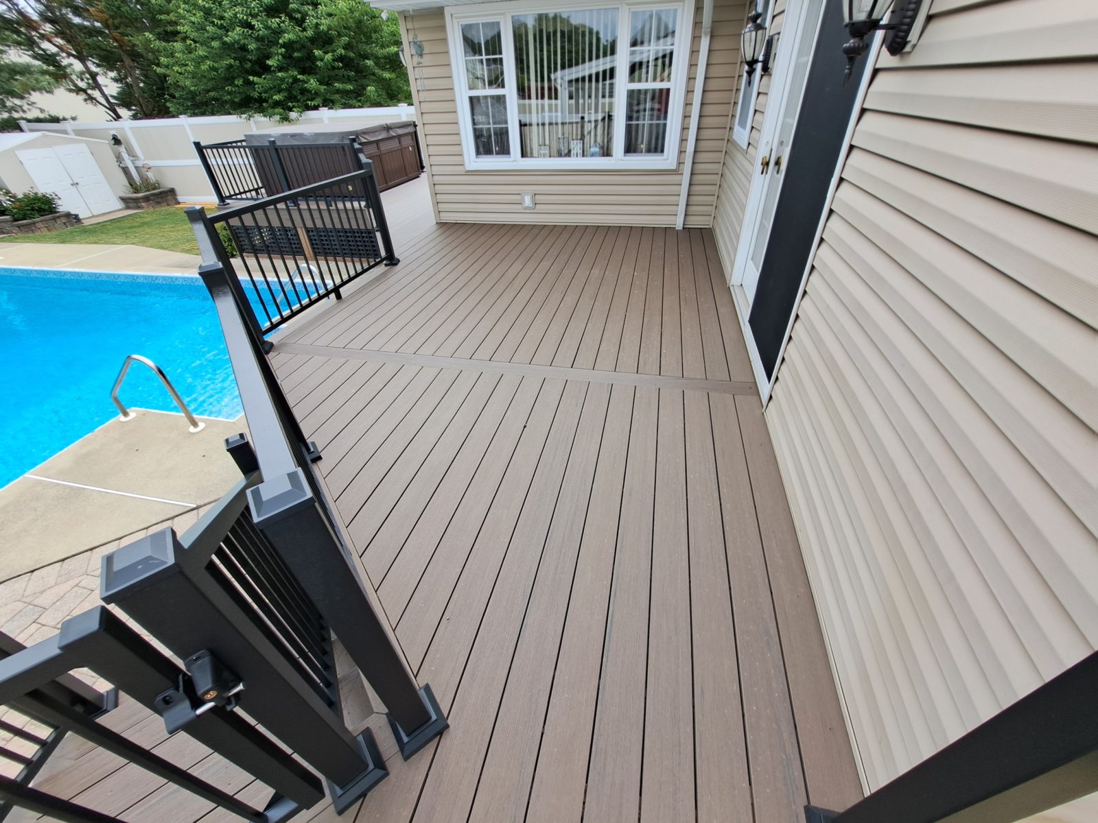 Makeover Monday: Pool & Hot Tub Deck in Glen Burnie, Maryland | Fence & Deck Connection Blog