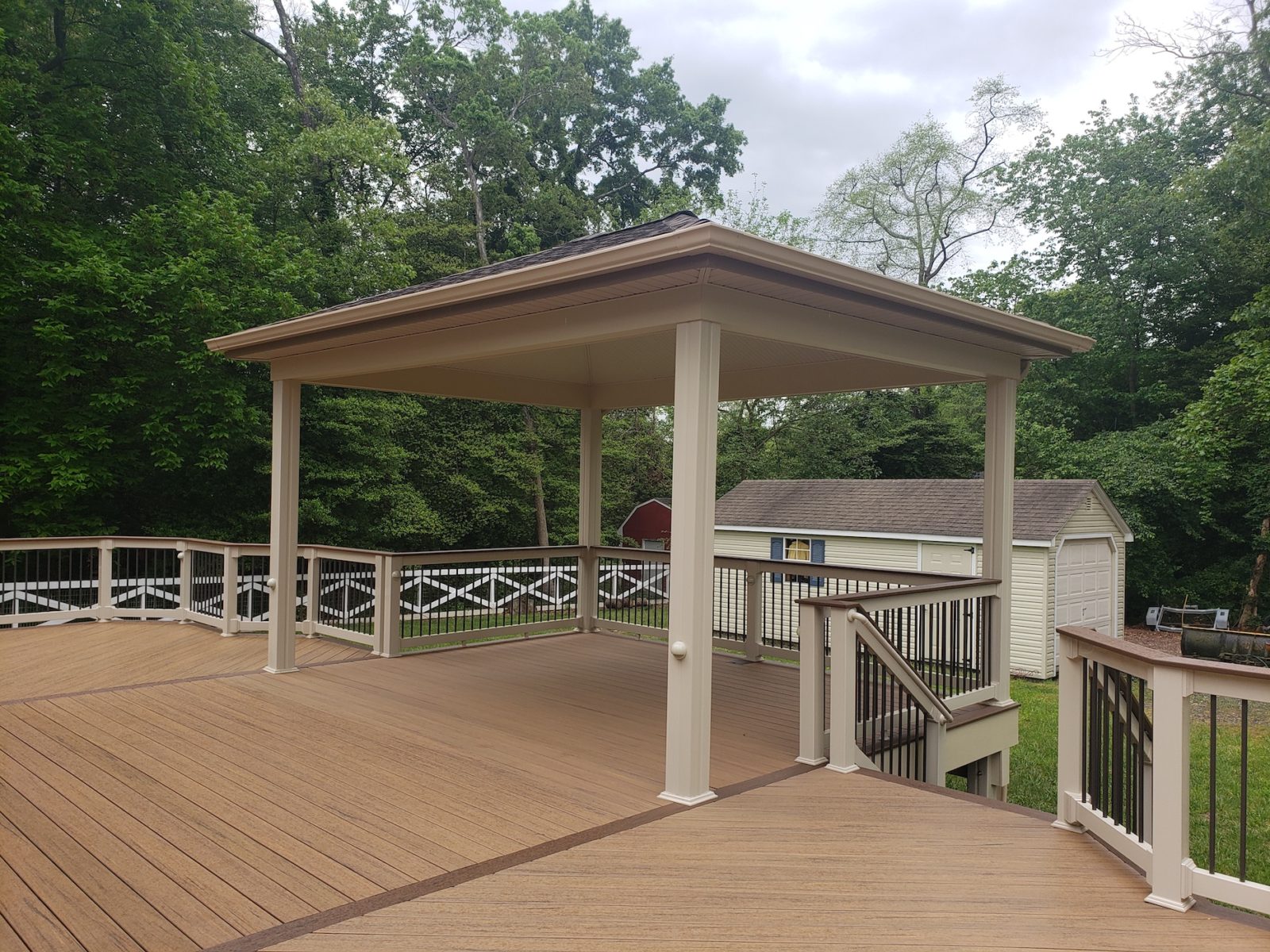 Project of the Month: Unscreened Open Porch & Deck in Severn, Maryland ...