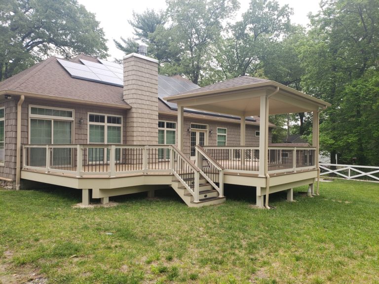 Project of the Month: Unscreened Open Porch & Deck in Severn, Maryland ...