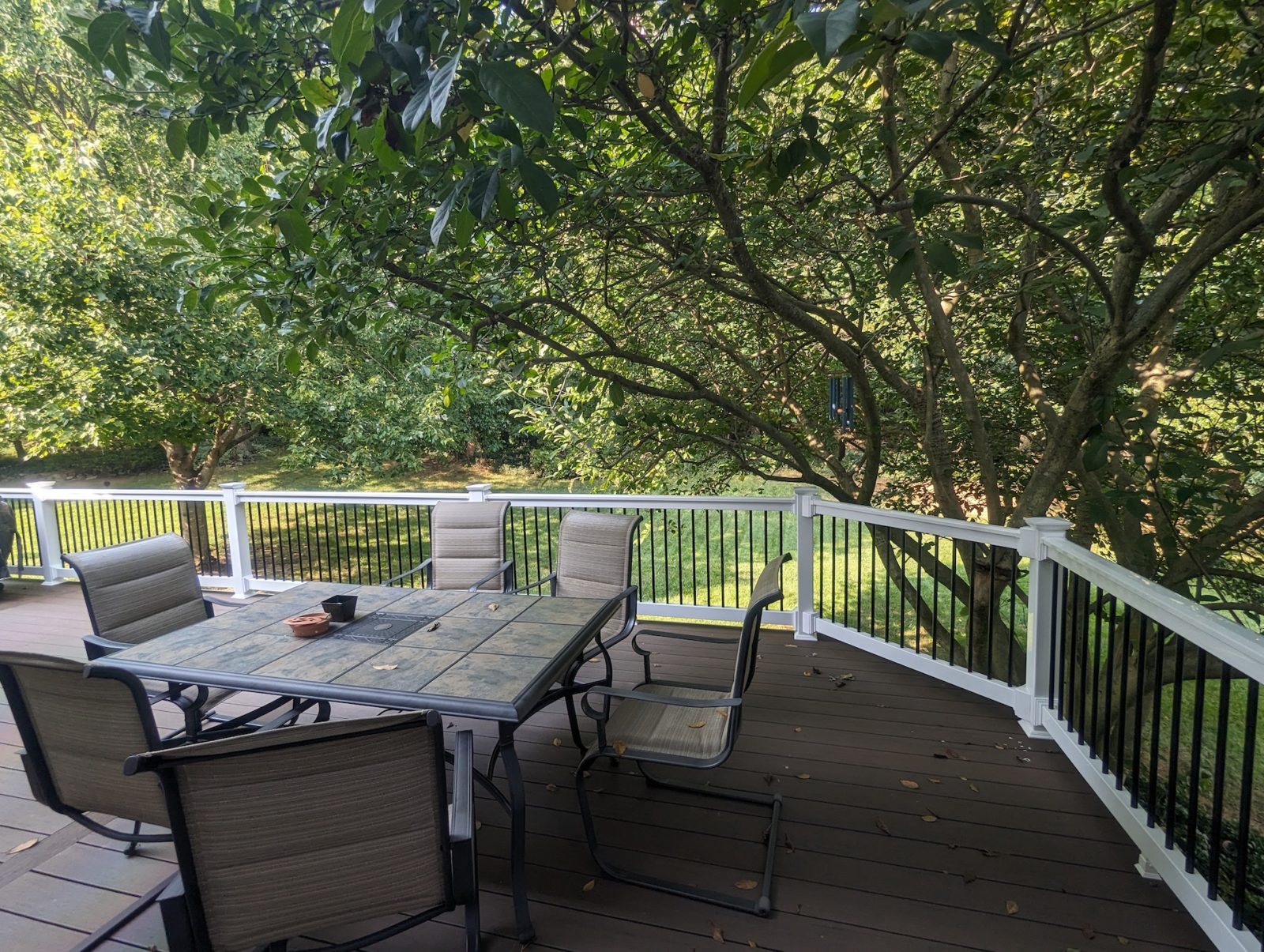 Makeover Monday: Dark Cocoa Composite Deck in Sykesville, Maryland | Fence & Deck Connection Blog