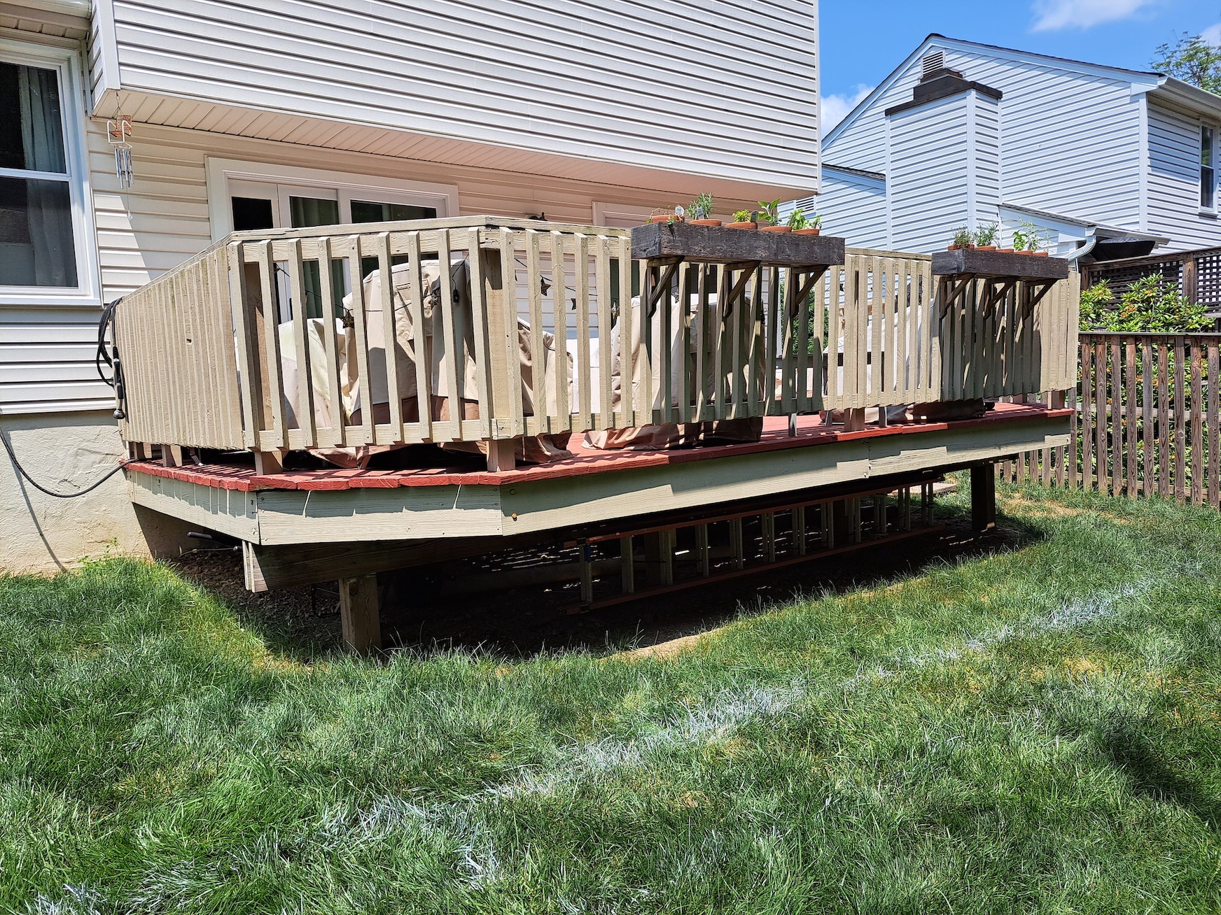 Makeover Monday: Two-Toned Landmark Deck in Columbia, Maryland | Fence ...