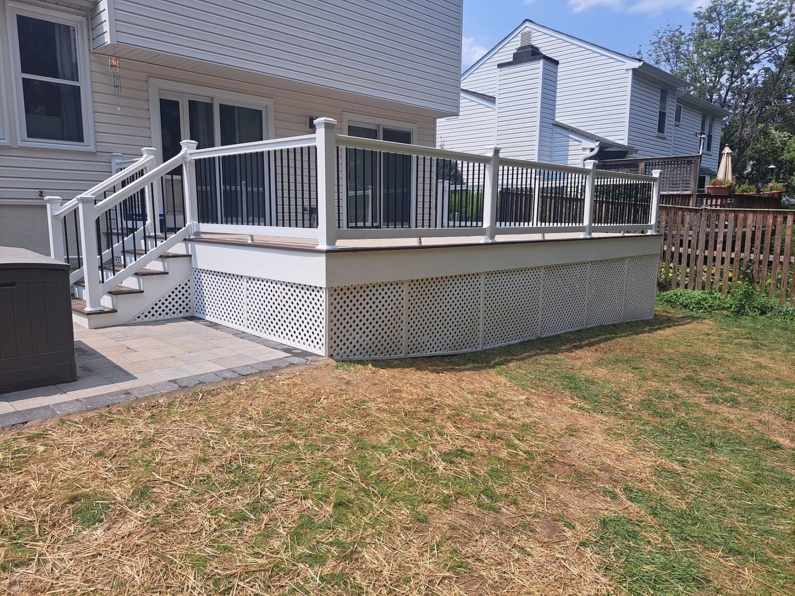 Makeover Monday: Two-Toned Landmark Deck in Columbia, Maryland | Fence ...