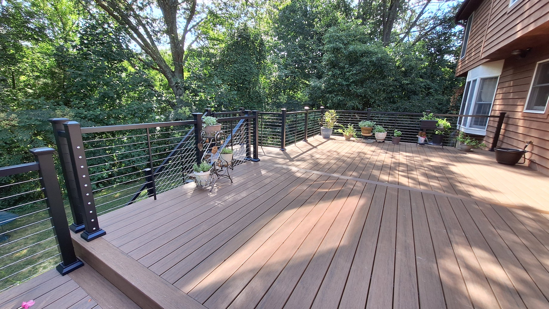 Project of the Month: Composite & Cable Rail Combo in Harwood Maryland ...