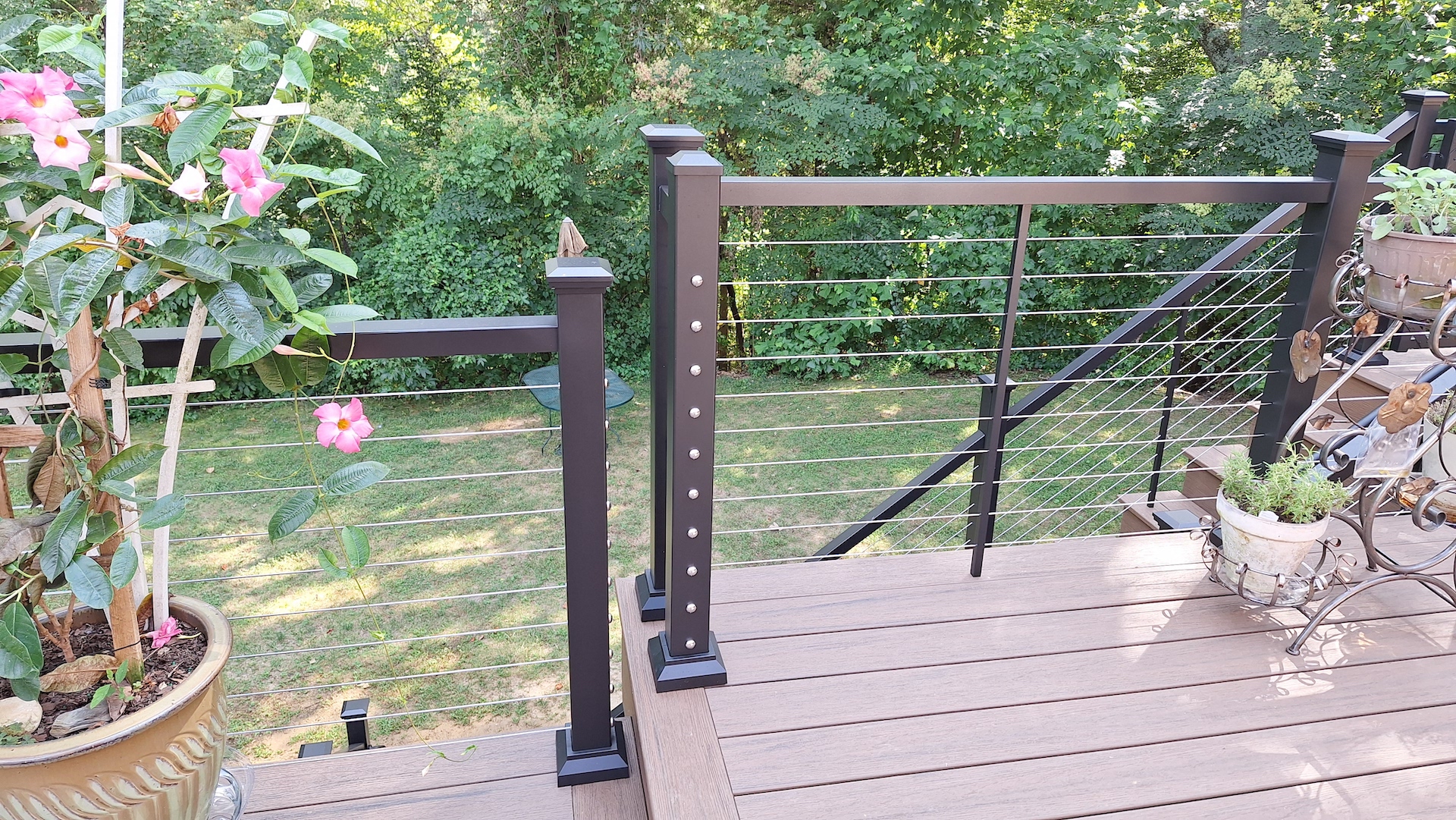 Project of the Month: Composite & Cable Rail Combo in Harwood Maryland ...