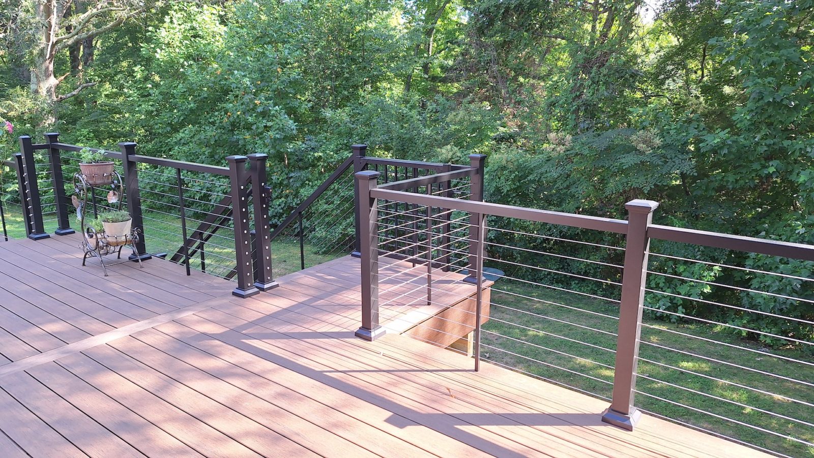 Project of the Month: Composite & Cable Rail Combo in Harwood Maryland ...