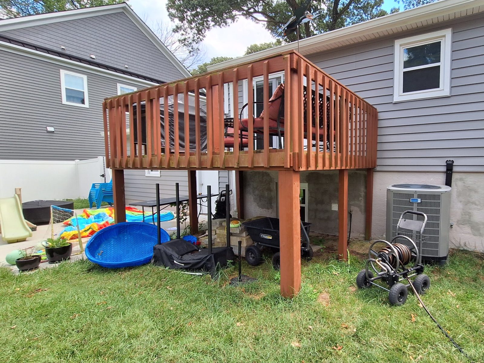 Makeover Monday: a Deck Turned Rot to Remarkable in Severna Park ...