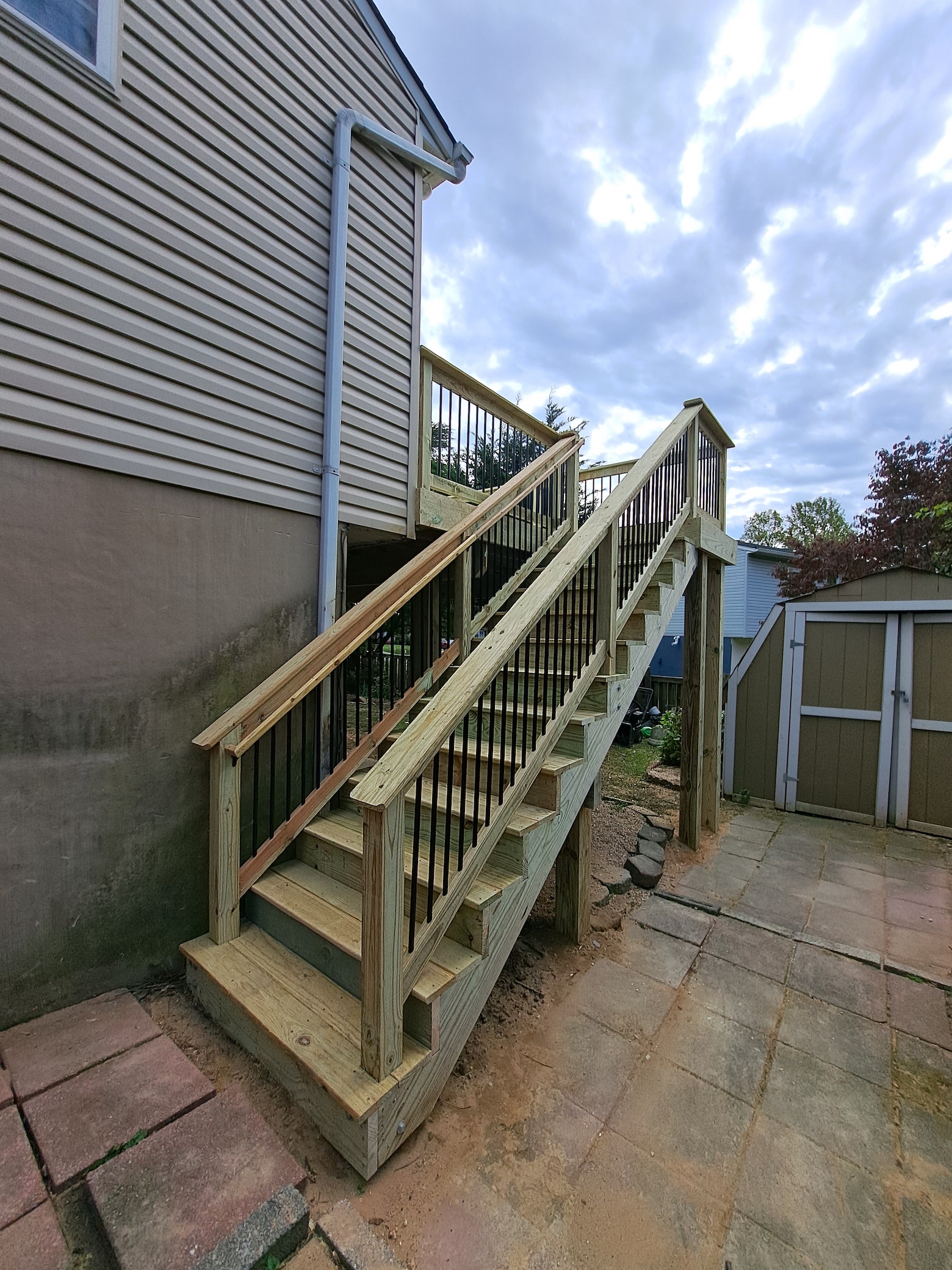 Makeover Monday: Mixed Material Decking in Glen Burnie, Maryland ...
