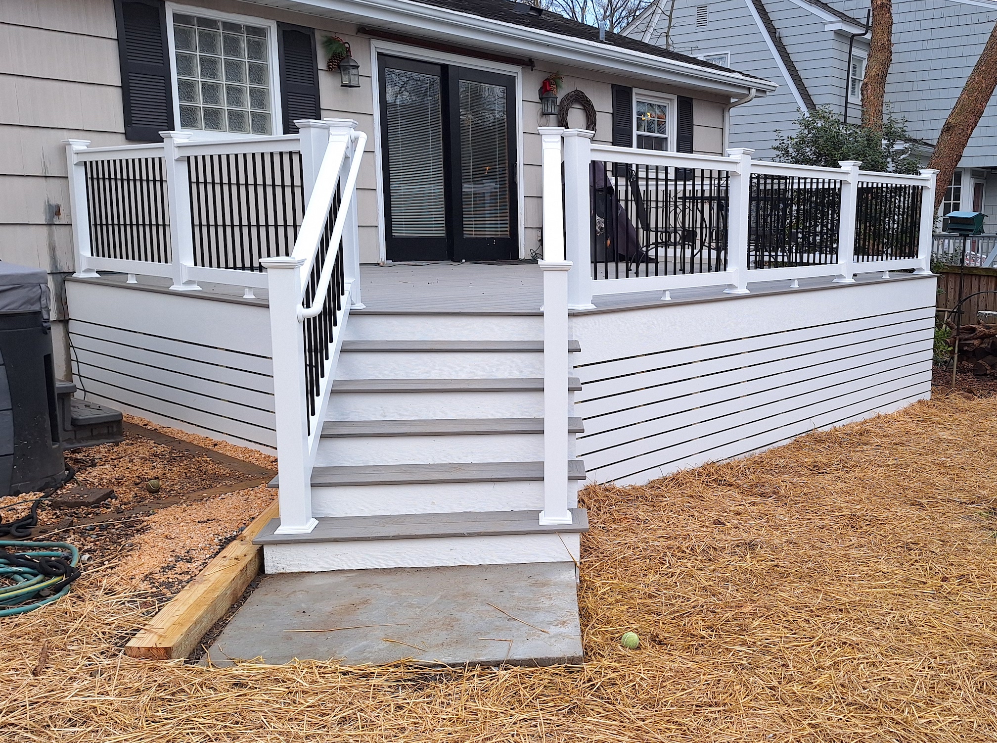 Makeover Monday: TimberTech Deck with Angled Steps in Annapolis ...