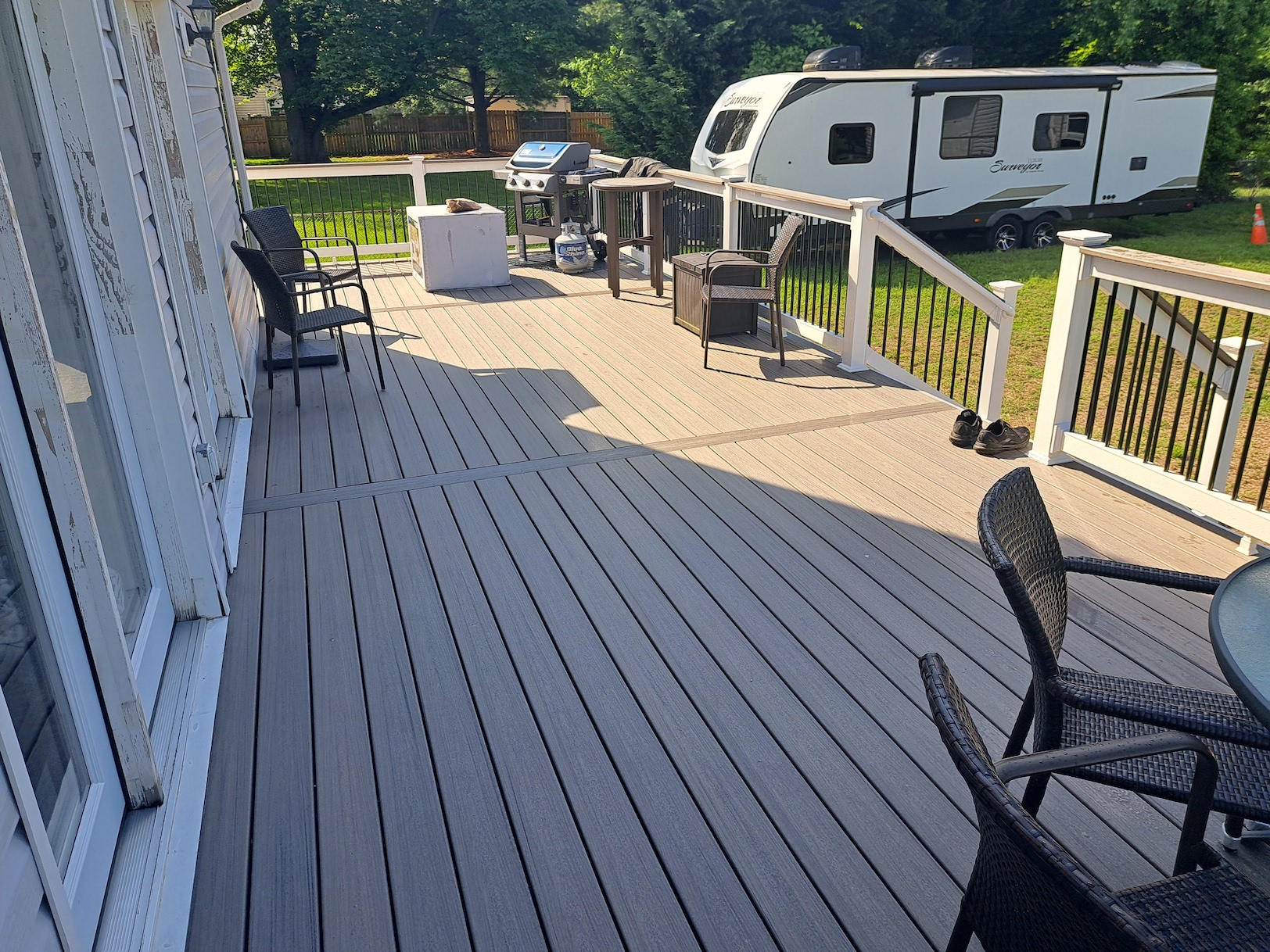 Rocky Harbor Trex Deck in Pasadena: Makeover Monday | Fence & Deck ...