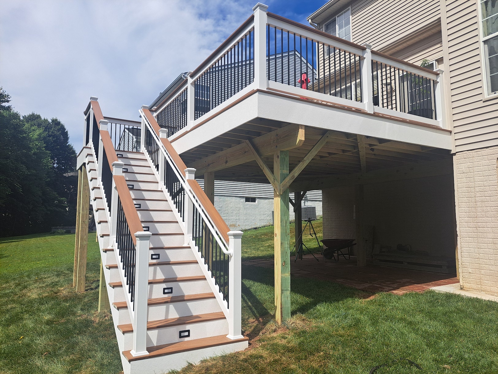 Stunning Fiberon Ipe Deck in Elkridge, Maryland: Makeover Monday ...