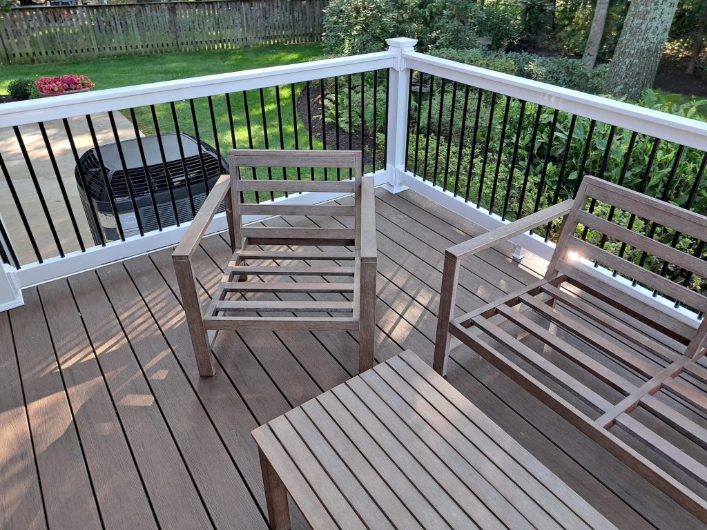 TimberTech Dark Roast Deck in Millersville: Makeover Monday | Fence ...