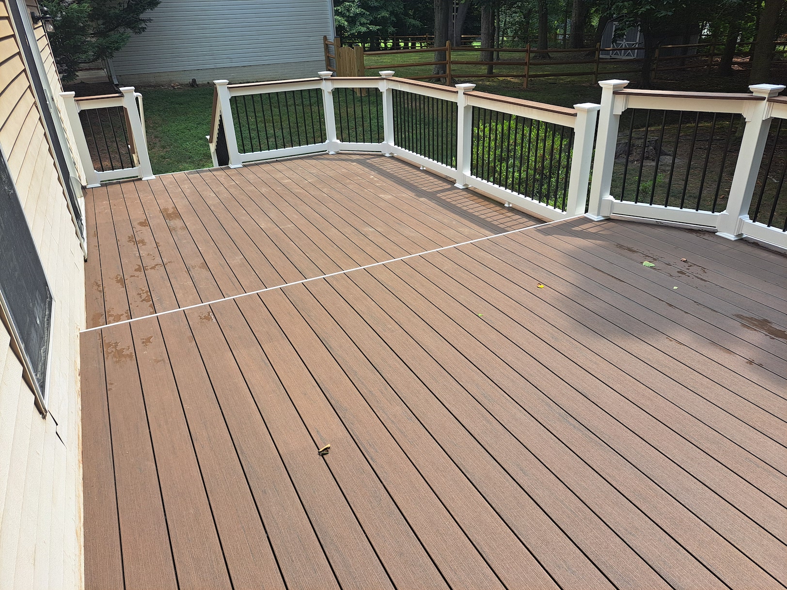 TimberTech Deck in Dark Cocoa: Makeover Monday | Fence & Deck ...