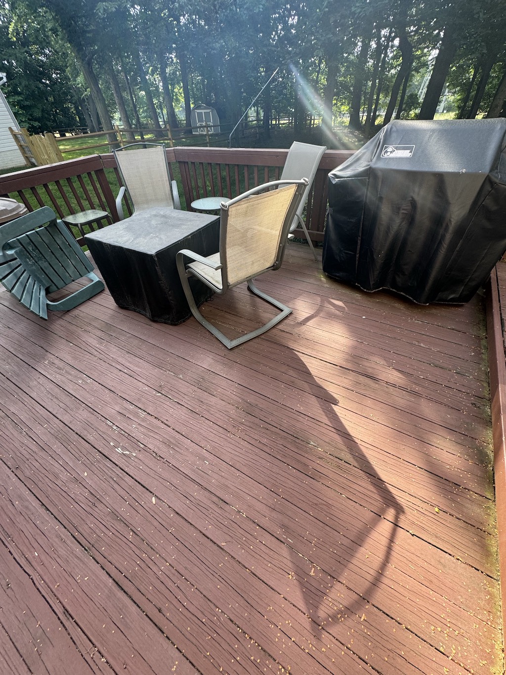 TimberTech Deck in Dark Cocoa: Makeover Monday | Fence & Deck ...