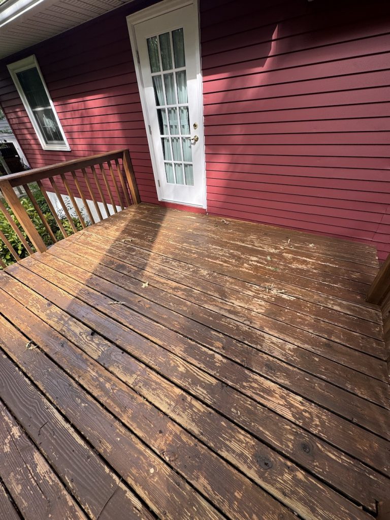 TimberTech Dark Roast Deck in Millersville: Makeover Monday | Fence ...