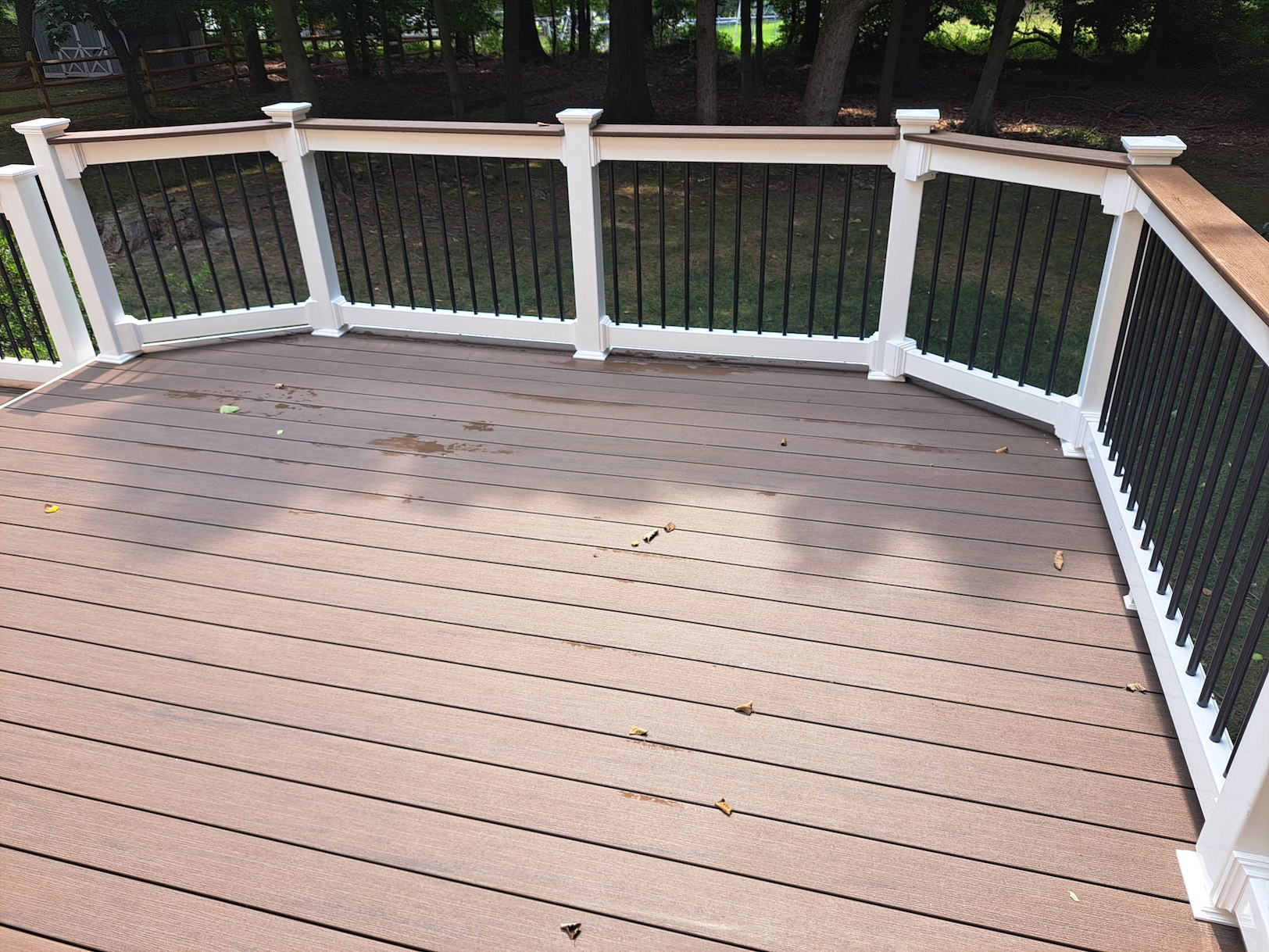 TimberTech Deck in Dark Cocoa: Makeover Monday | Fence & Deck ...