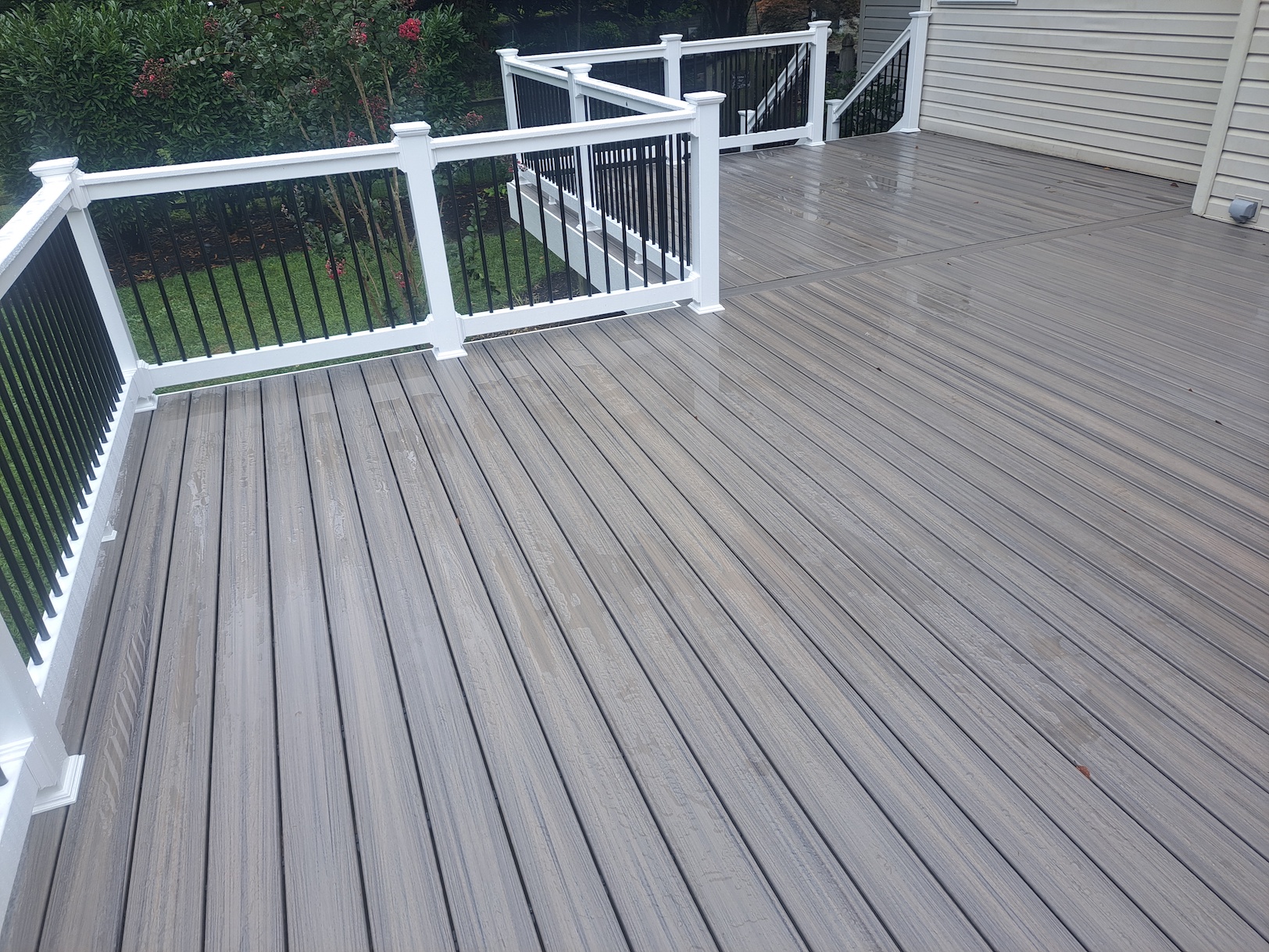 Ellicott City Deck Adorned with Trex Rocky Harbor: Makeover Monday ...
