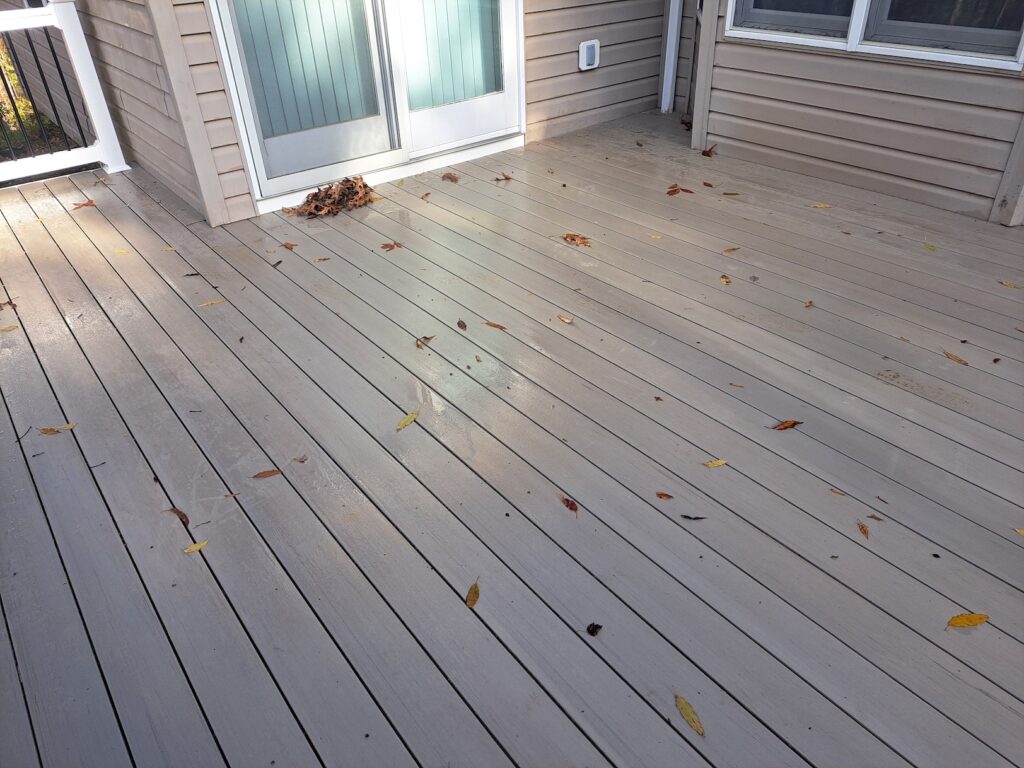 Weathered Oak Deck in Sykesville | Fence & Deck Connection Blog