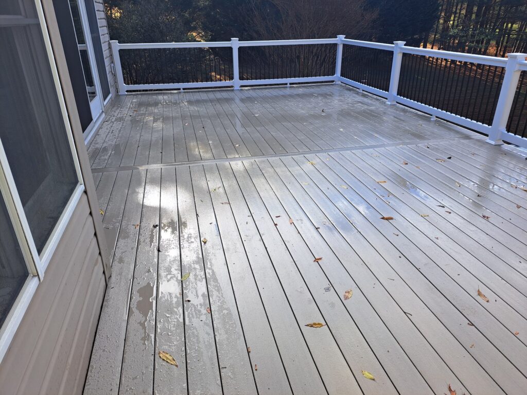 Weathered Oak Deck in Sykesville | Fence & Deck Connection Blog
