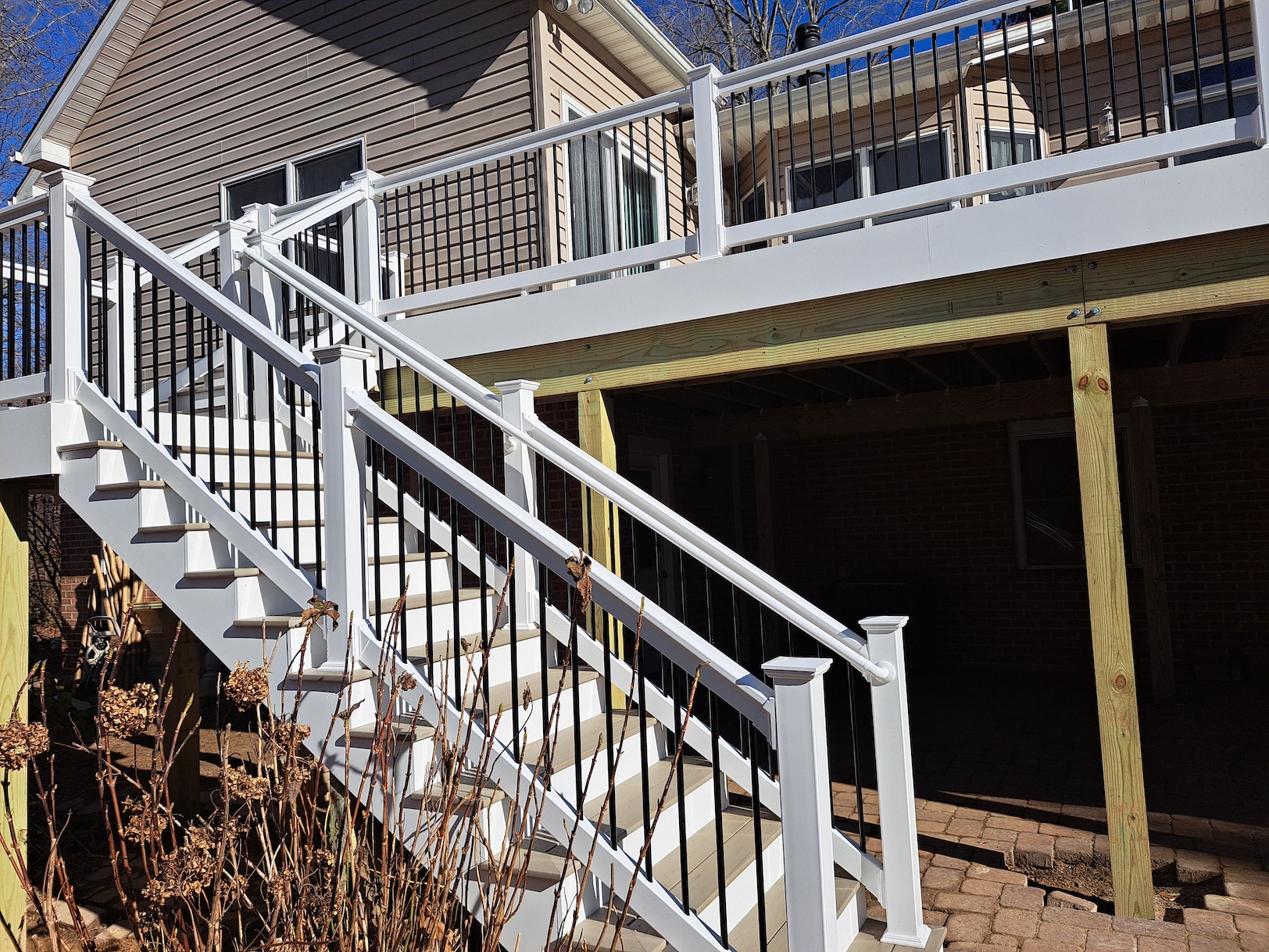 Weathered Oak Deck in Sykesville | Fence & Deck Connection Blog