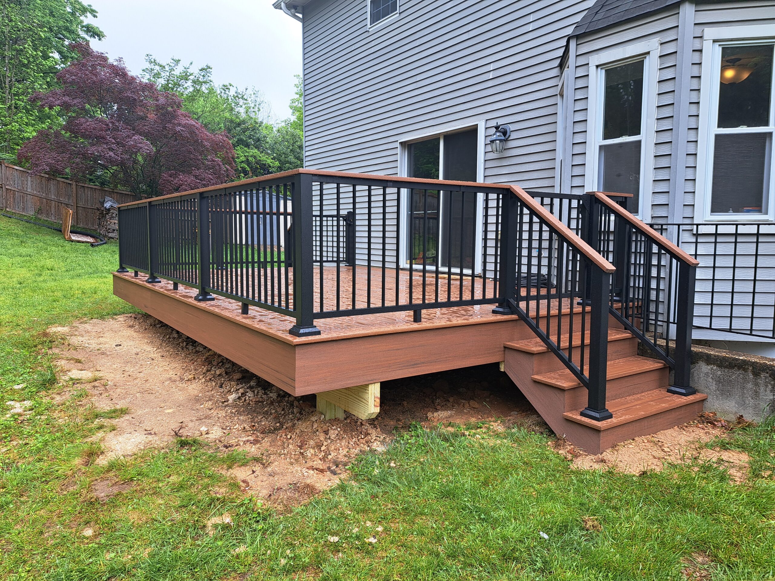 Severn Backyard Gets a Classic TimberTech AZEK Upgrade | Fence & Deck ...