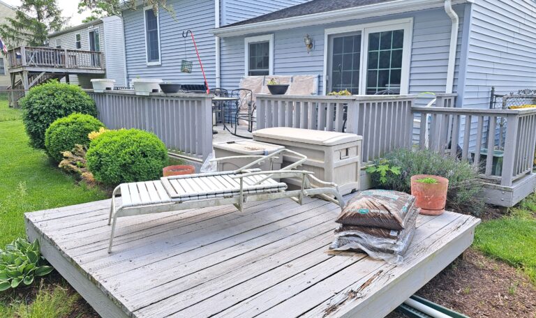 Transforming a Backyard in Glen Burnie: Trex Tide Pool Decking and ...