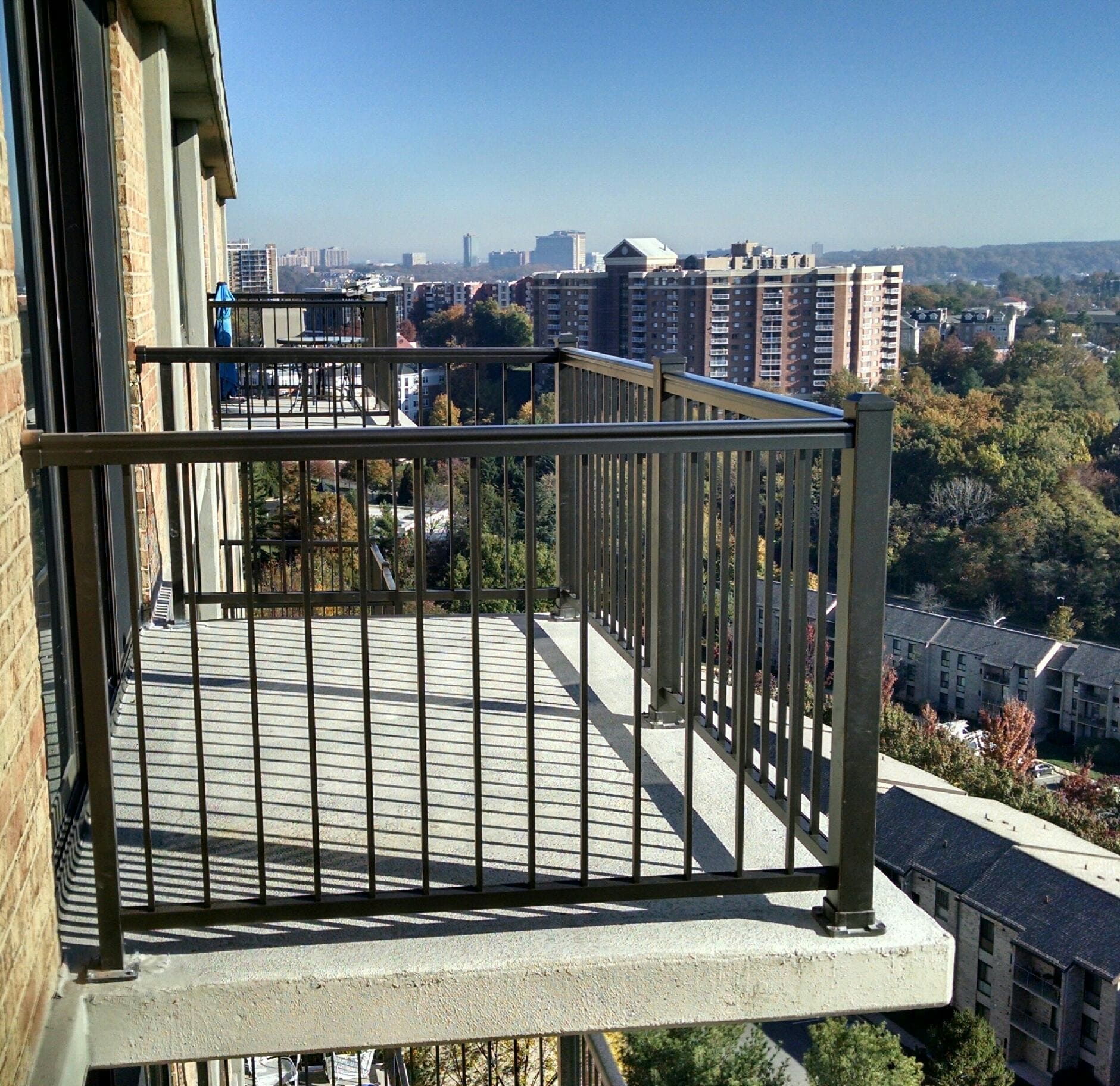 Commercial Balcony Railing New Construction - Fence & Deck Connection