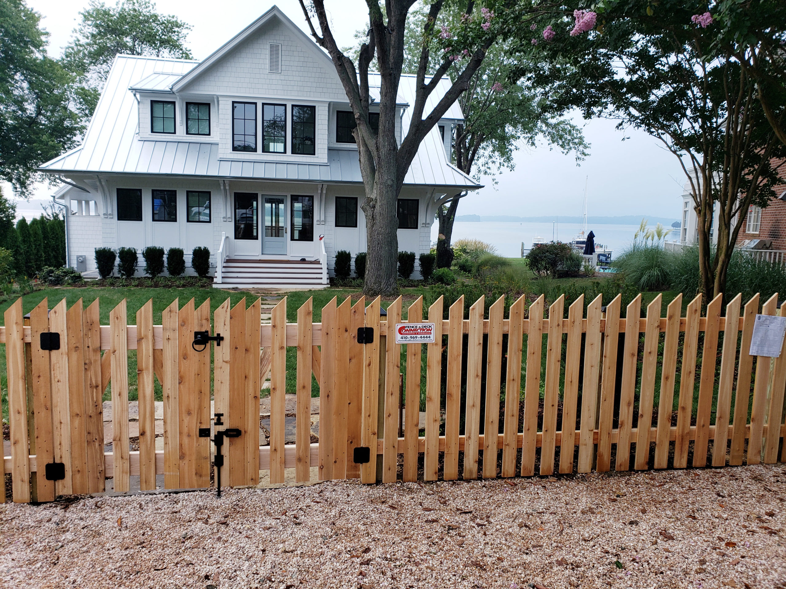 Fences – Wood Fences – Picket - Fence & Deck Connection