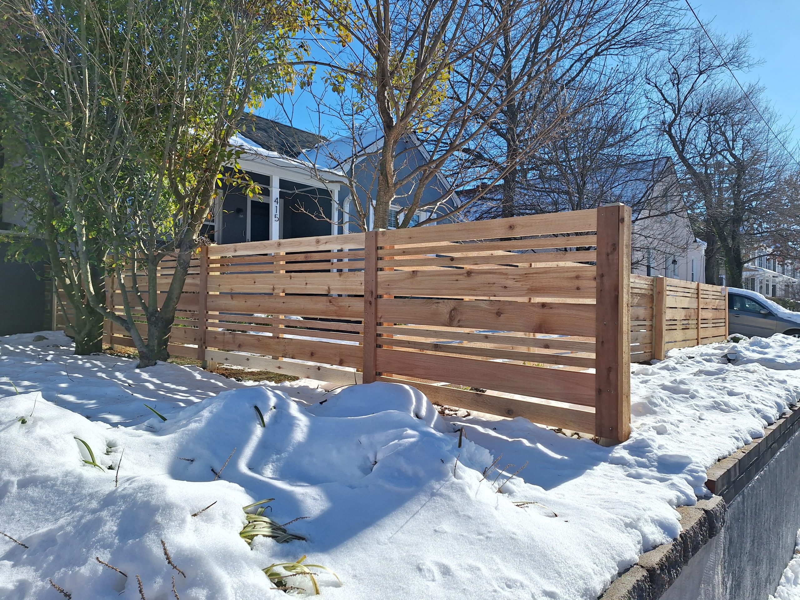 Fences – Horizontal - Fence & Deck Connection