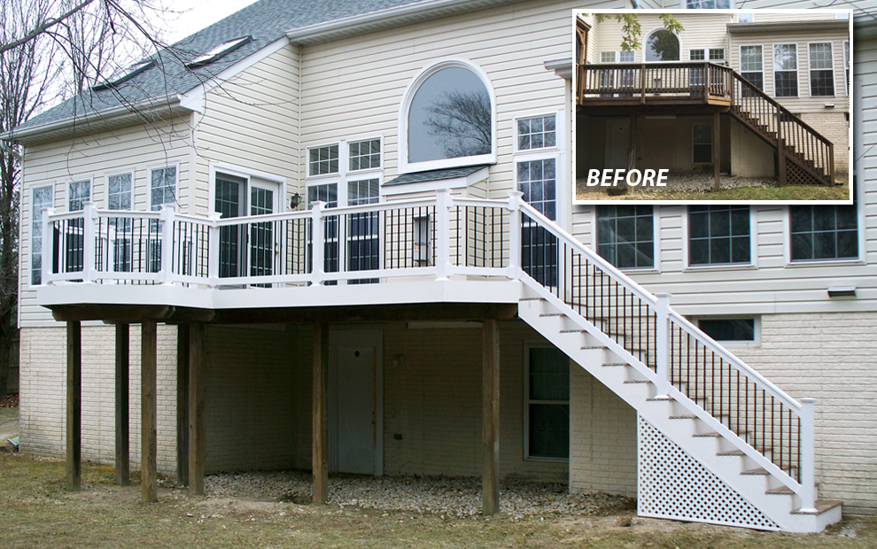 Decks – Before & After Gallery - Fence & Deck Connection