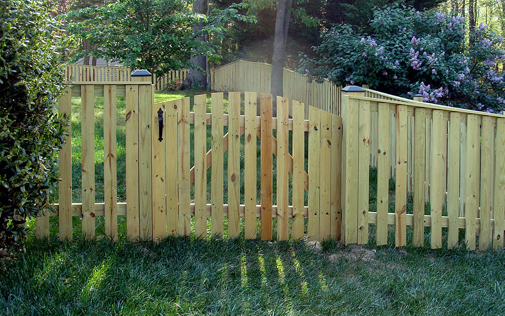Fences – Wood Fences – Picket - Fence & Deck Connection