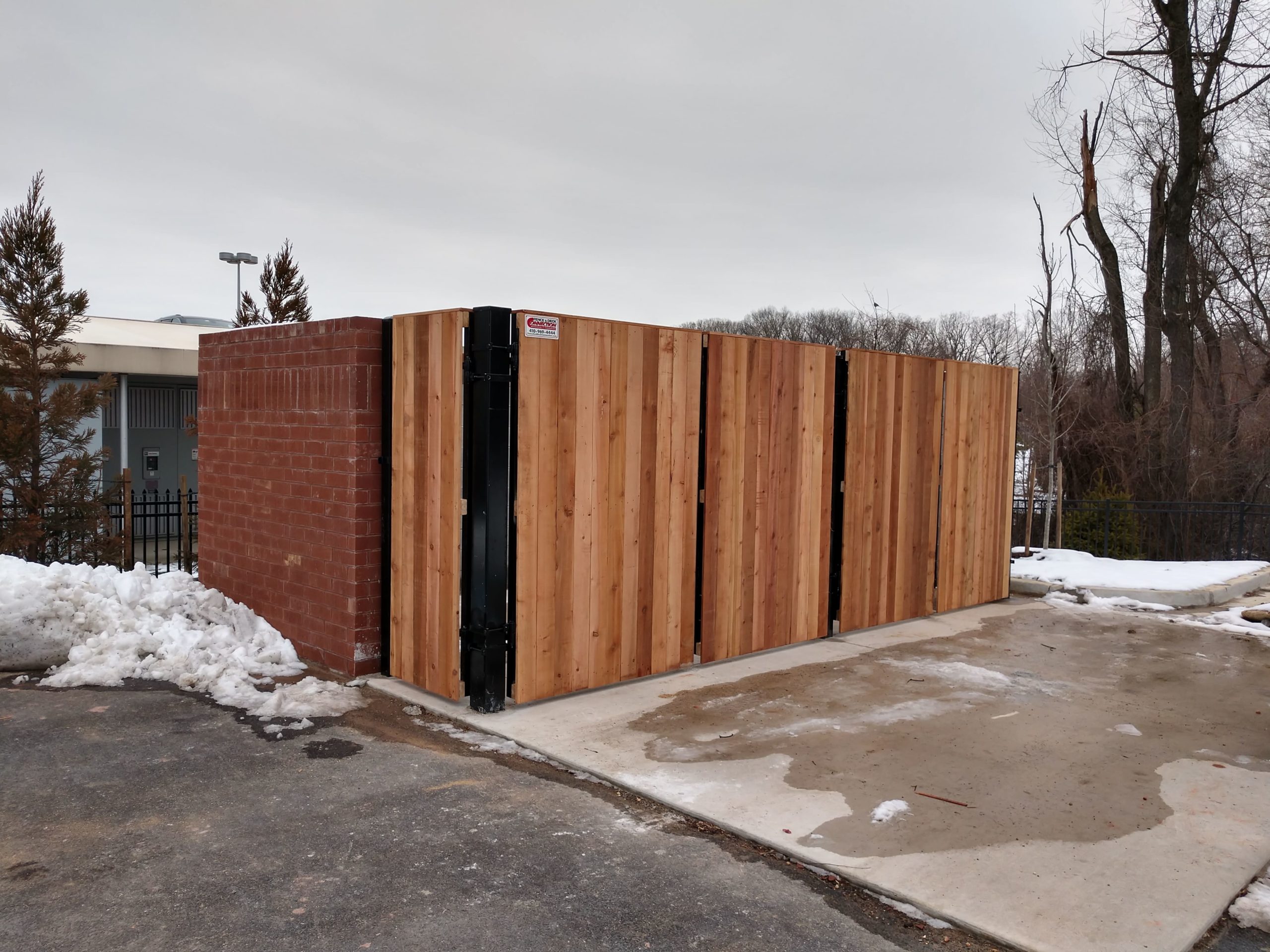 Commercial Dumpster & Utility Enclosures - Fence & Deck Connection