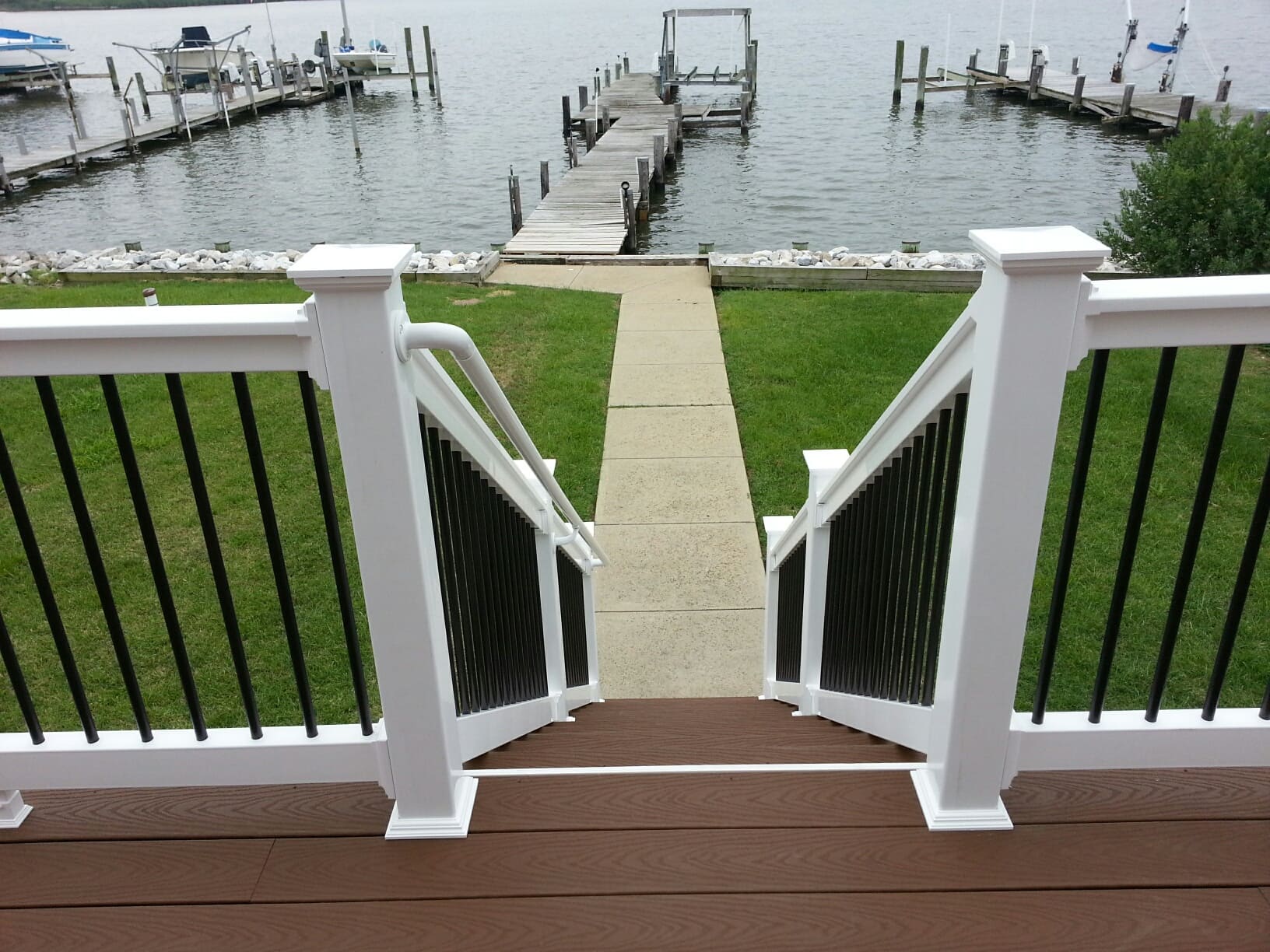 Decks – Waterfront photos of Railing - Fence & Deck Connection