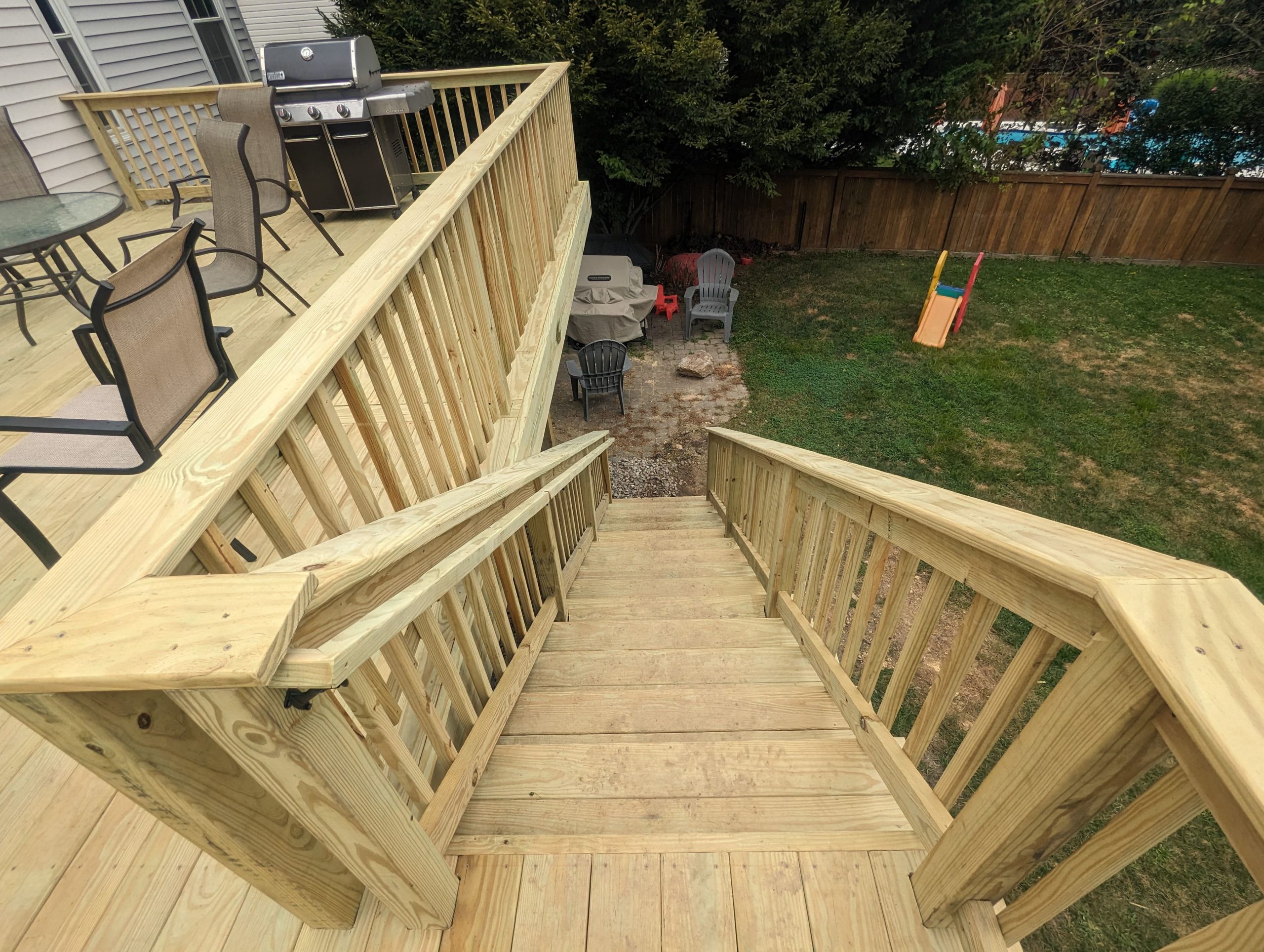 Decks Wood Decks - Fence & Deck Connection