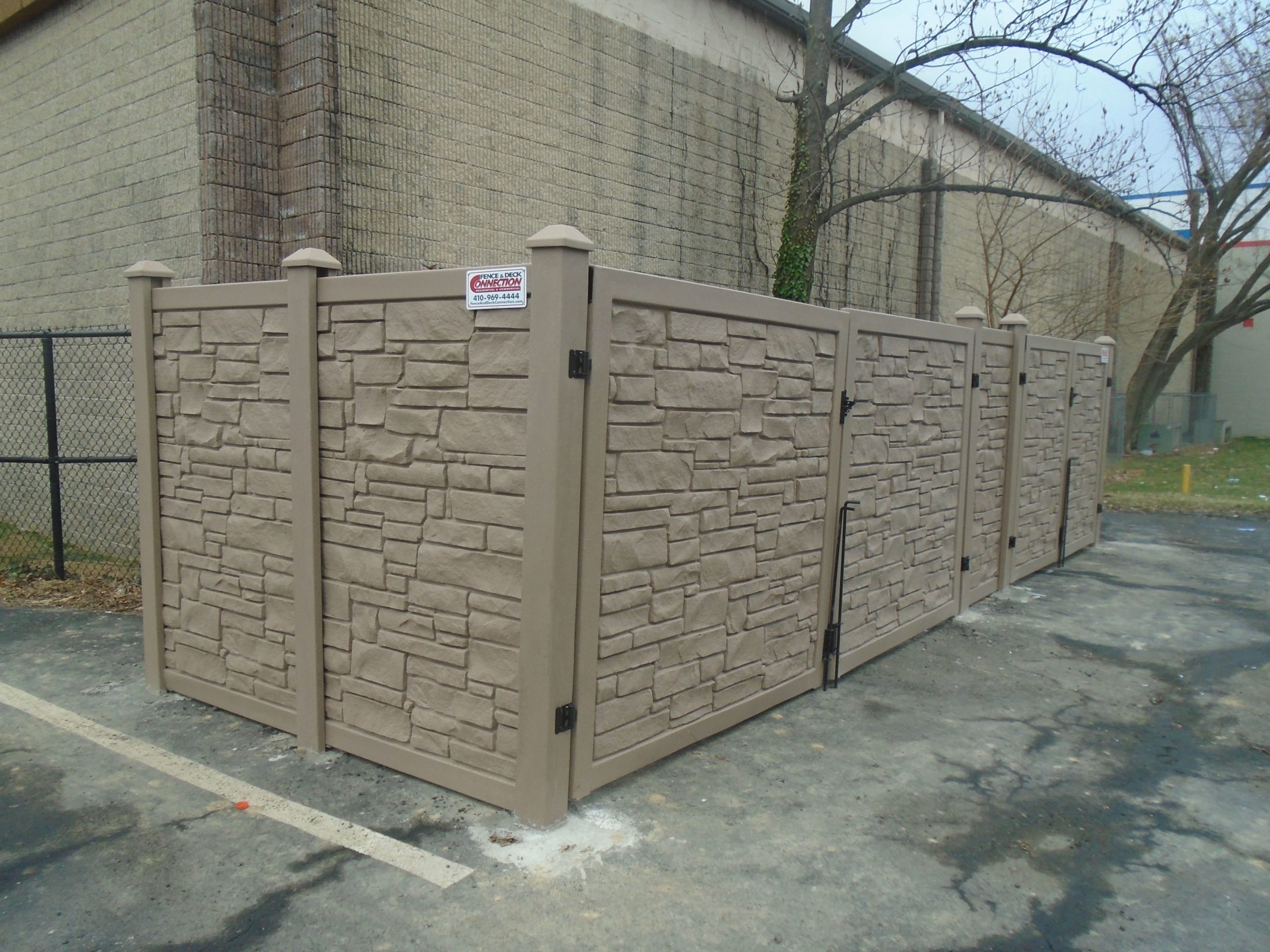 Commercial Dumpster & Utility Enclosures - Fence & Deck Connection