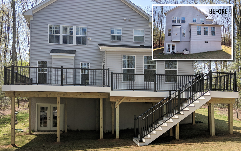 Decks – Before & After Gallery - Fence & Deck Connection