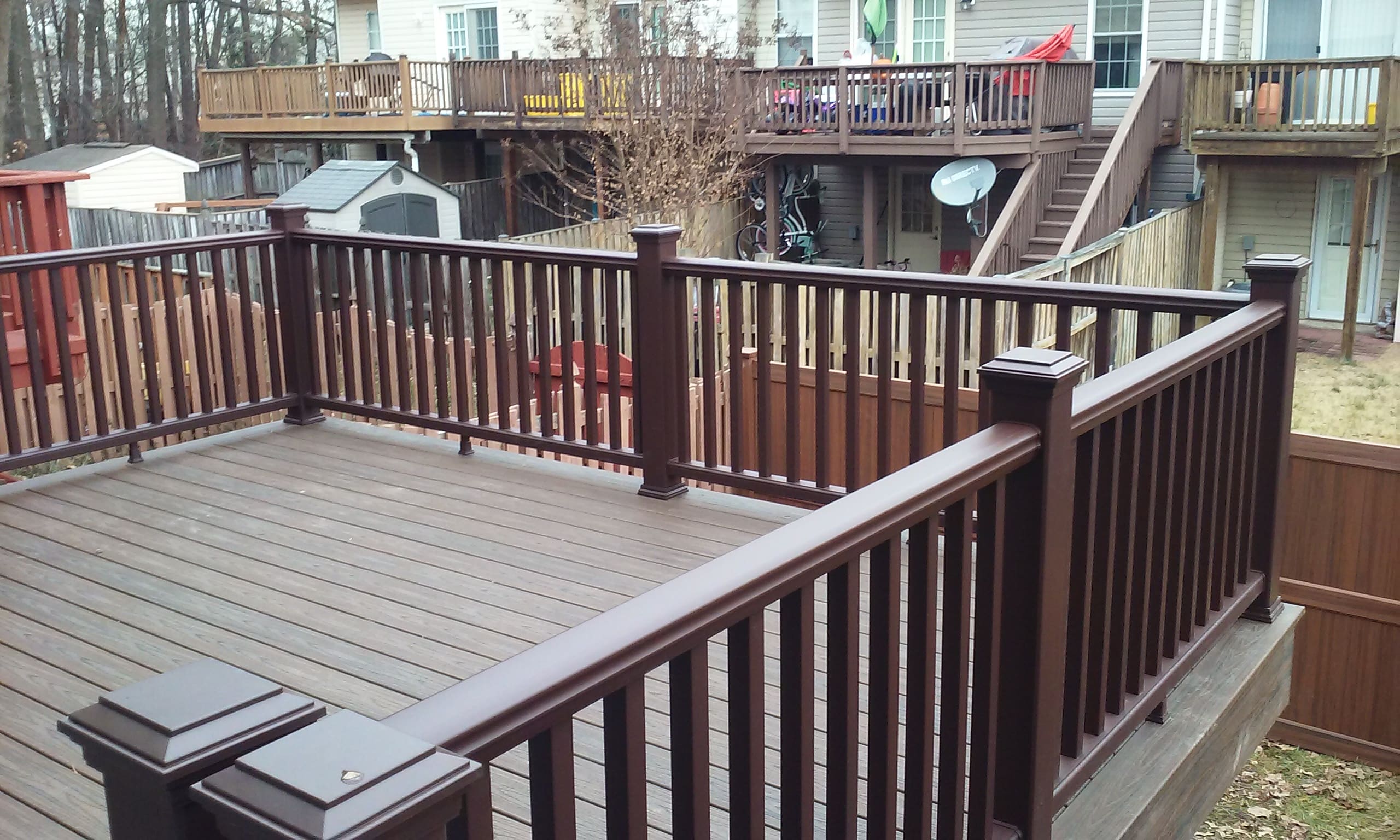 Decks – Railing Options - Fence & Deck Connection