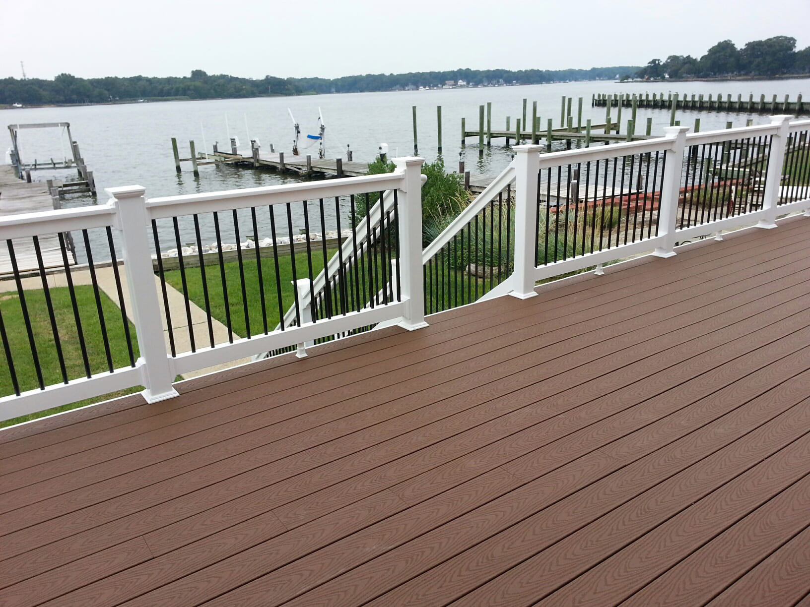 Decks – Waterfront photos of Railing - Fence & Deck Connection