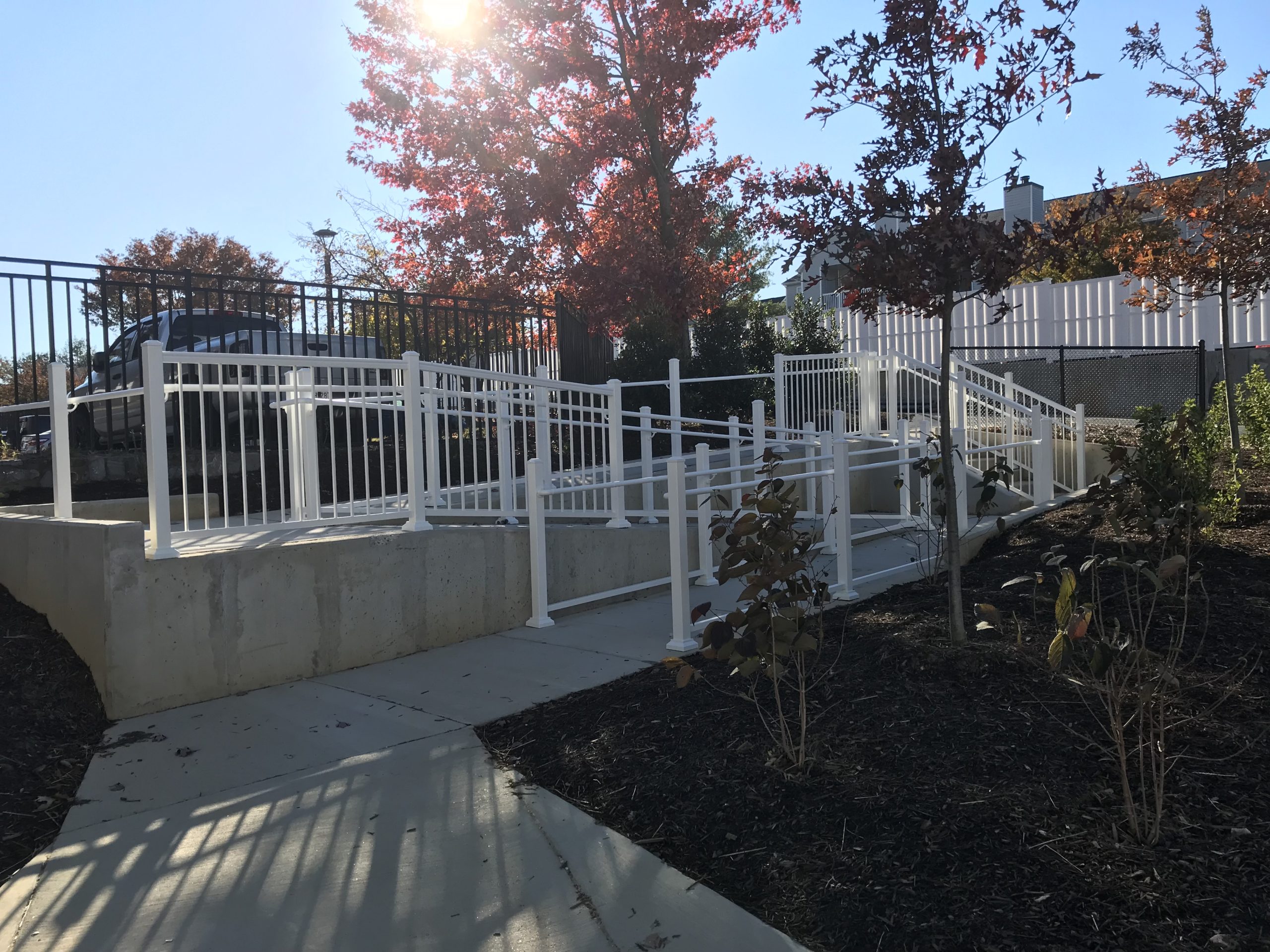 Commercial Walkways, Railings & Ramps - Fence & Deck Connection