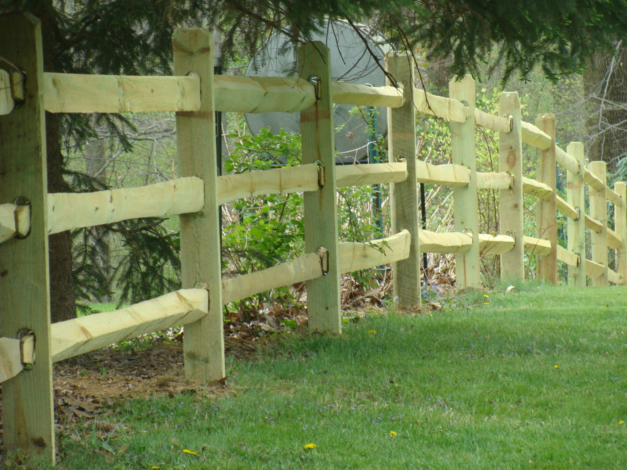 Split Rail - Fence & Deck Connection