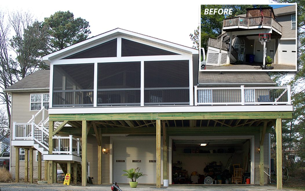 Decks – Before & After Gallery - Fence & Deck Connection